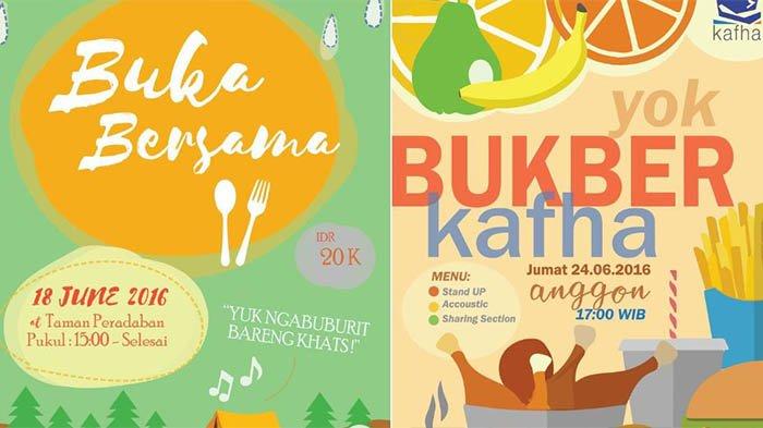 Cara bikin Undangan Bukber dan Spanduk Bukber Pakai Canva, bisa Dikirim ...