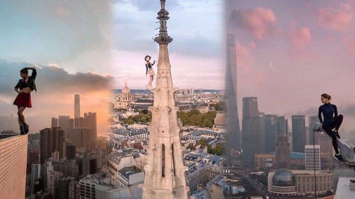 Kisah Cewek Cantik Rusia Dijuluki Daredevil, Suka Berfoto di Puncak ...