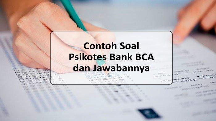 Contoh Soal Psikotes Bank BCA dan Jawabannya PDF Terbaru 2025, Analogi ...
