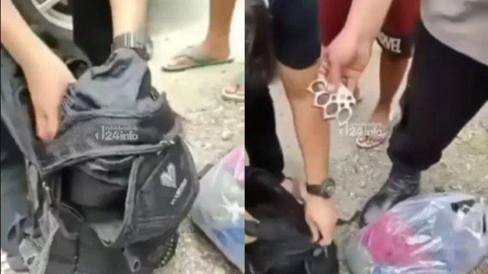 Bongkar Isi Tas Tersangka Pembunuh Nia Penjual Gorengan, Polisi Temukan Benda Haram ...