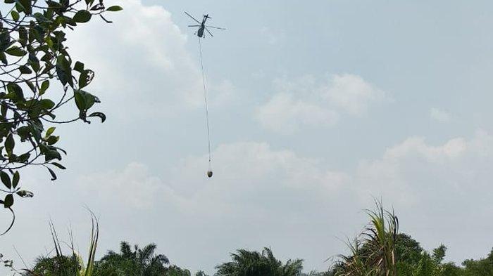 Karhutla di Riau Terjadi di Kawasan Perbukitan Rohul dan Rohil, 2 Helikopter Dikerahkan ke ...