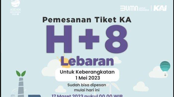 Jelang Mudik Lebaran 2023, Tiket Kereta Api Mudik Sudah Bisa Dipesan, Simak Caranya ...