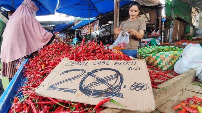 Jelang Lebaran Idul Adha 2023 Harga Cabai Merah di Pekanbaru Anjlok - Tribunpekanbaru.com
