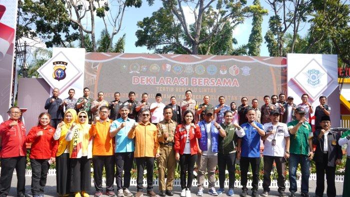 Polda Riau Kampanyekan Tertib Lalu Lintas Demi Pemilu Damai yang Berkeselamatan ...