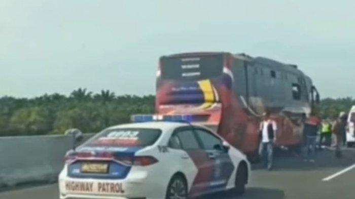 Kecelakaan Bus Rapi dan Bus Makmur di Tol Pekanbaru-Dumai, Ada Korban ...