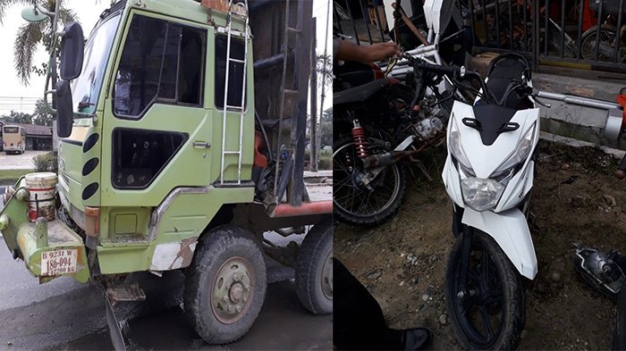 Tabrak Pemotor Hingga Tewas Saat Mundur, Pengemudi Truk Balak di Pangkalan Kerinci Kabur ...