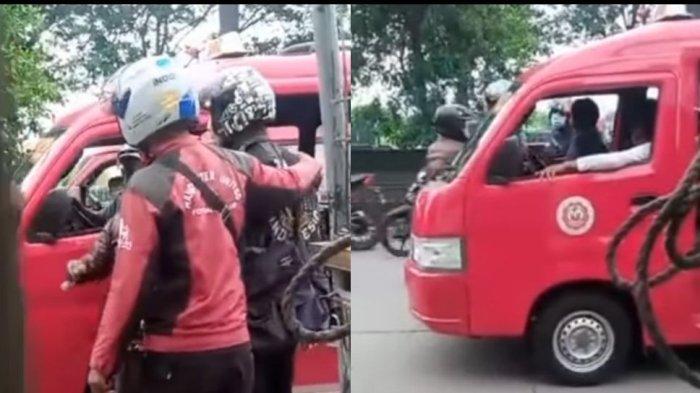 Viral Video Driver Ojol dan Supir Angkot Cekcok Hingga Buat Kemacetan ...