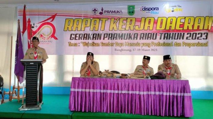 Rakerda Gerakan Pramuka Riau Ditutup, Begini Hasilnya - Tribunpekanbaru.com