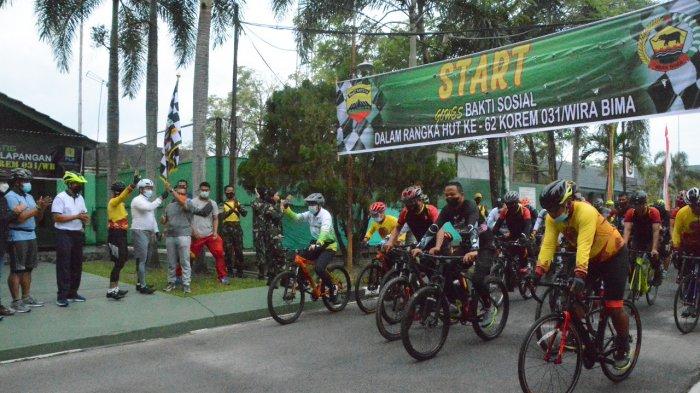Korem 031/Wira Bima dan Astra Group Gelar Gowes Bareng dan Bakti Sosial ...