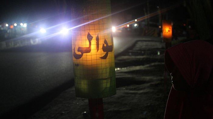 Indahnya Lampu Colok 99 Asmaul Husna di Rumbai, Bikin Semangat Tarawih ...