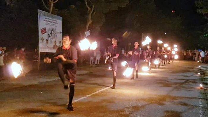 Tari Api Jadi Daya Pikat di Festival Lampu Colok Meranti,Aneka Bentuk ...