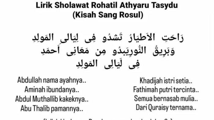 Sholawat Rohatil Tentang Kisah Rasul oleh Habib Syech Abdul Qadir ...