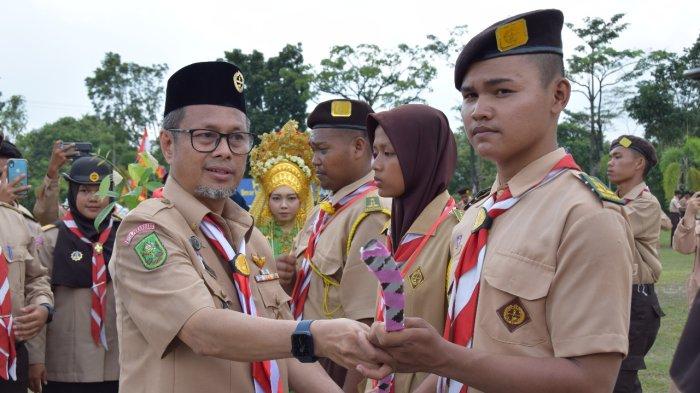 Buka Pertika V UIN Suska Riau, Gubri Sampaikan Gerakan Pramuka Ajarkan ...