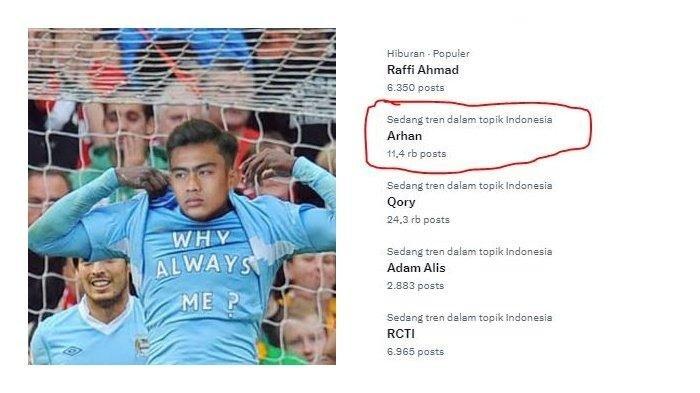 Arhan Trending Twitter Usai Indonesia Kalah 1-5, Media Irak Bikin Meme ...