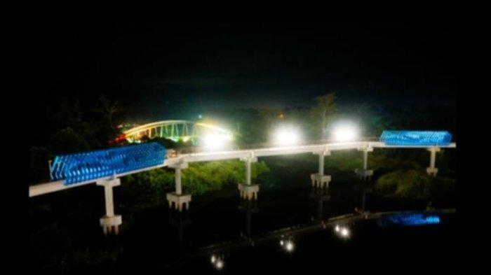 Dancing Light di Mempura Skywalk, Destinasi Wisata Baru Kelas Dunia di ...