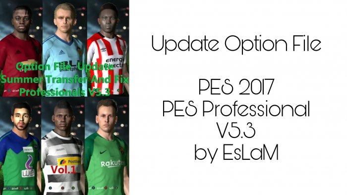 Option File PES 2017 Professional Terbaru 2019, Update Pemain, Struktur ...