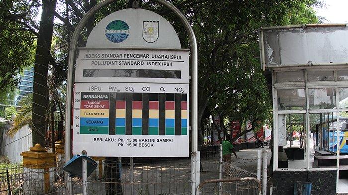 FOTO : Papan ISPU di Pekanbaru Sudah Bertahun-tahun Tidak Berfungsi ...