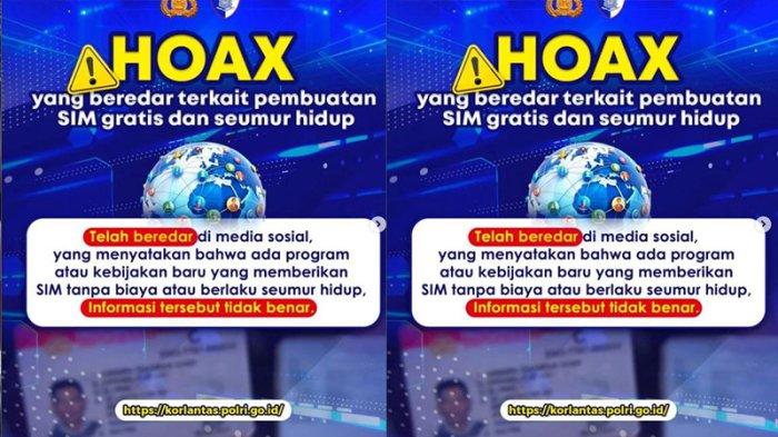 CEK FAKTA : Pembuatan SIM Gratis 2025 dan Berlaku Seumur Hidup ...