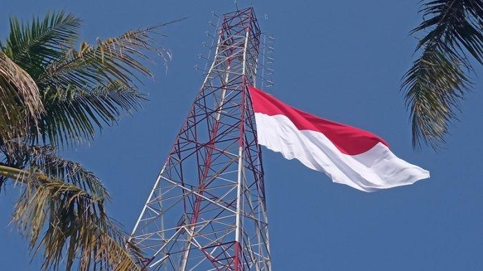 Pengibaran Bendera Raksasa di Tower RRI Sita Perhatian Pengendara, Jiwa ...