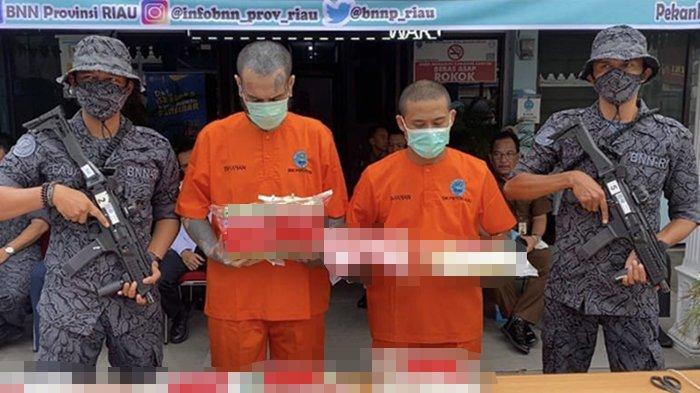 Penyelundupan Puluhan Kilogram Sabu dan Puluhan Ribu Ekstasi Digagalkan BNNP Riau, Begini ...