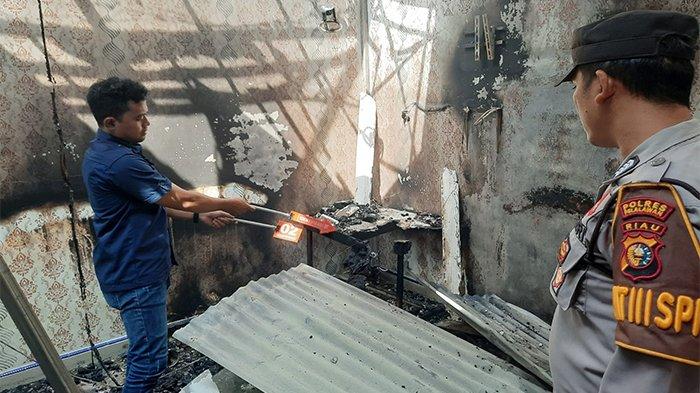 Rumah di Pelalawan Hangus Terbakar Diduga Akibat Korsleting Listrik, Segini Kerugian Korban ...
