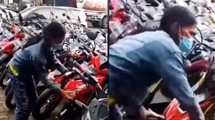 Ngamuk, Rusak Sepeda Motor, Aksi Wanita Ini Direkam dan Kini Videonya ...