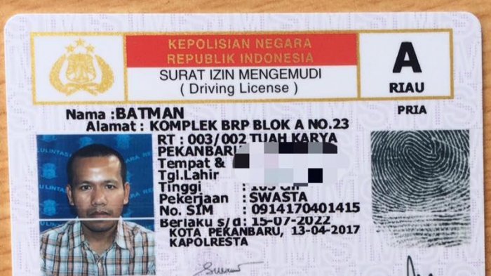 Mau Urus Perpanjangan SIM, Nama Pria Ini Bikin Kaget Petugas Polresta ...