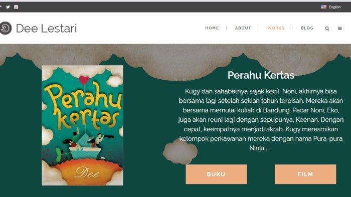 Sinopsis Novel Perahu Kertas karya Dewi Lestari - Tribunpekanbaru.com