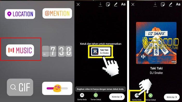 Cara Memunculkan Stiker atau Fitur Musik Instagram Story, Begini ...