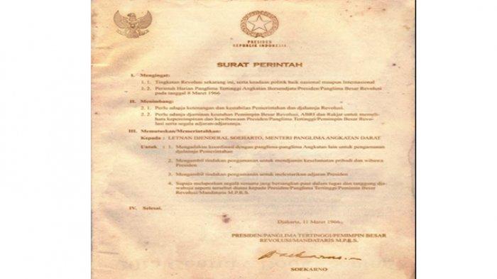 Misteri Supersemar, Surat Sakti Yang Antarkan Soeharto Jadi Presiden RI ...