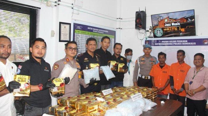 Jumlah Tangkapan Narkoba di Perairan Sepahat Bengkalis, Sabu 90 Kg, Pil ...