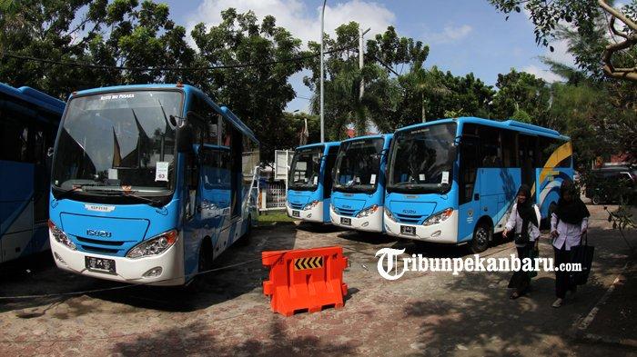 Trans Metro Pekanbaru dapat Hibah Mobil Baru, Ini Rute Busway Pekanbaru ...