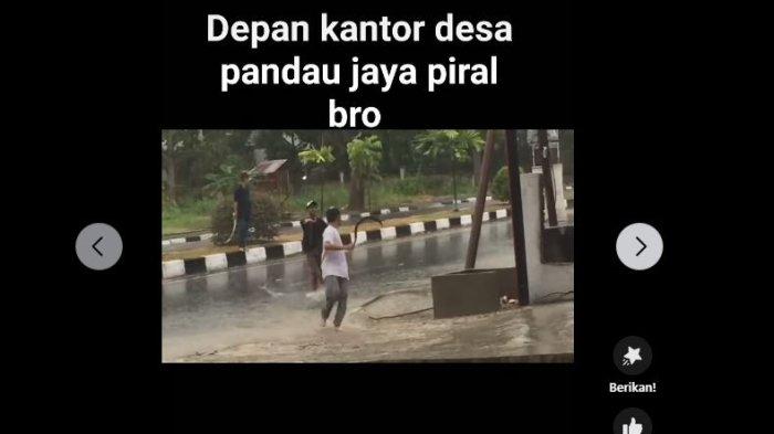 Video Sejumlah Remaja Ayunkan Celurit Dan Kelewang di Jalan Pandau Jaya ...