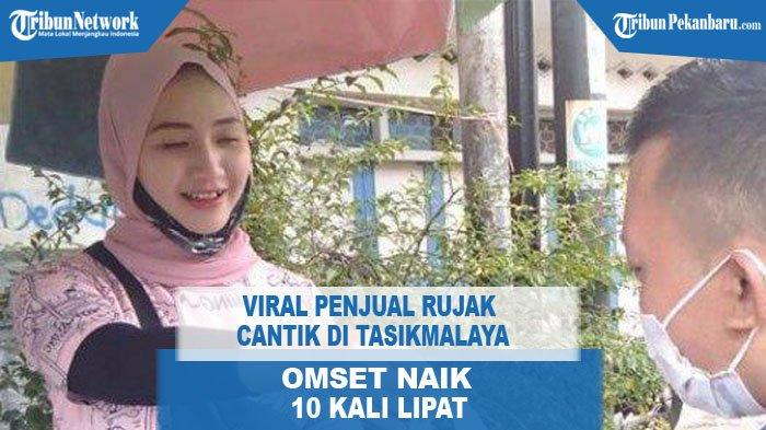 VIDEO Viral Tukang Rujak Cantik Asal Tasikmalaya, Gayanya Saat Buat ...