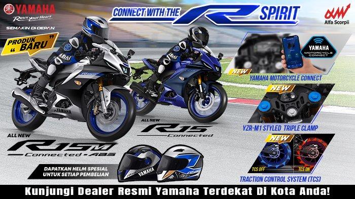 Dapatkan Helm Spesial untuk setiap Pembelian Yamaha R15M Connected ABS ...