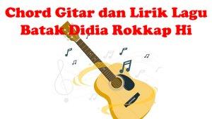 Lirik Lagu Batak Tarmalitondi, Chord dan Artinya, Populer di TikTok - Halaman all ...