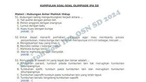 Link PDF Contoh Soal dan Kunci Jawaban Mata Pelajaran Fisika OSN Tingkat SMA 2024 ...