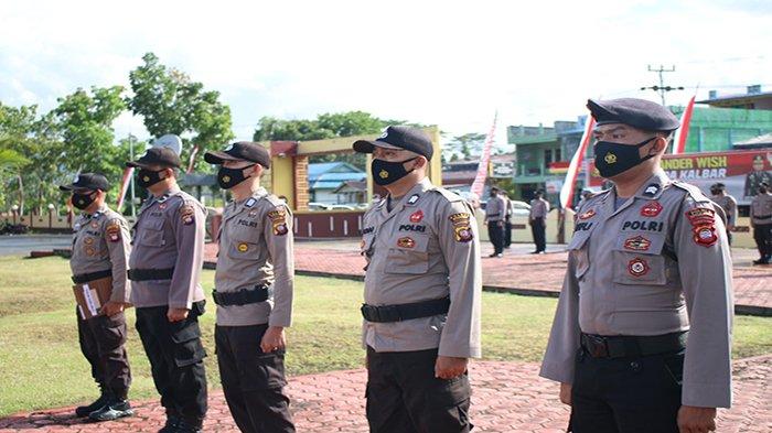 Momen HUT ke-75 Bhayangkara, Sebanyak 44 Personel di lingkungan Polres Bengkayang Naik Pangkat ...