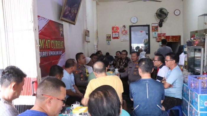 Wakapolres Singkawang Tampung Keluhan Warga di Jumat Curhat - Tribunpontianak.co.id