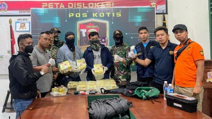 Lagi, Satgas Pamtas di Kalbar Gagalkan Penyeludupan 15,5 Kg Sabu di Badau - Tribunpontianak.co.id