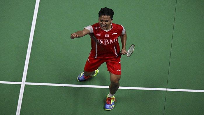 Hasil Final Thomas Cup Indonesia vs India Sementara: Anthony Sinisuka Ginting Gagal Raih Poin ...