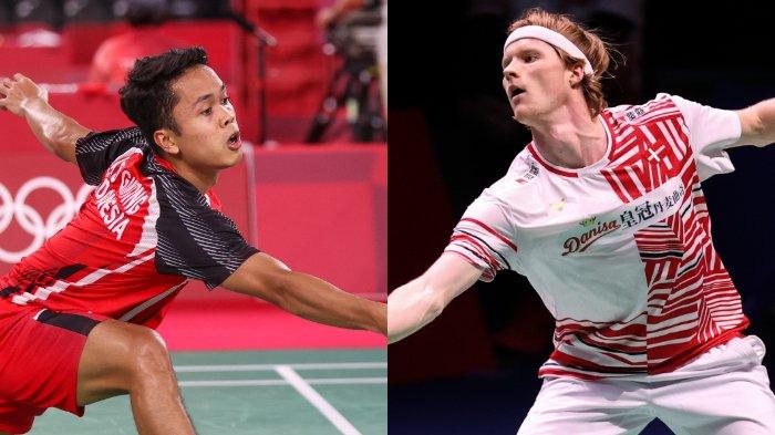 Update Malaysia Open 2023 Data dan Rekor Pertemuan Ginting melawan Antonsen babak 16 Besar ...