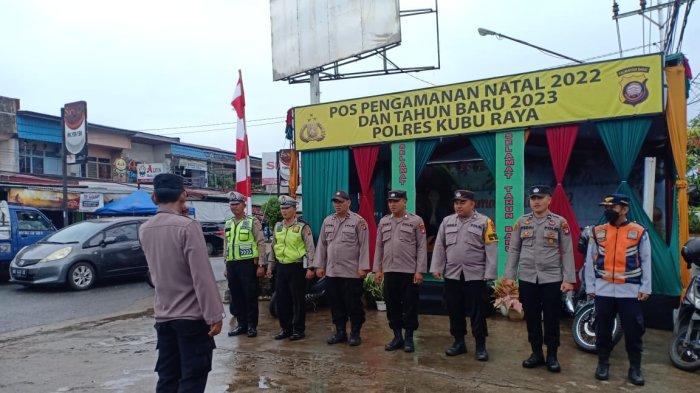 Pos Pengaman Polres Kubu Raya Sudah Mulai Dioperasikan Jelang Natal 2022 dan Tahun Baru 2023 ...