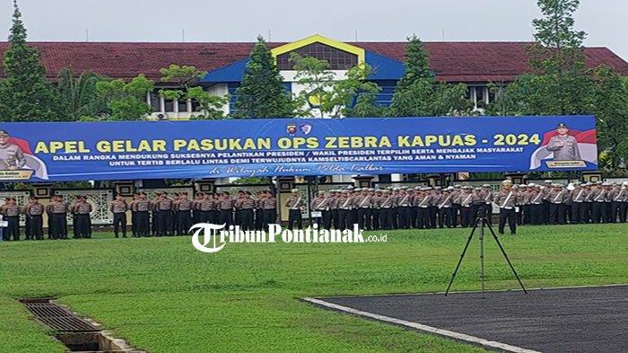 Selama 14 Hari Kedepan,Polda Kalbar Gelar Operasi Zebra Kapuas 2024 - Tribunpontianak.co.id
