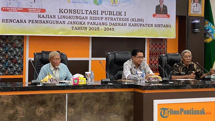 Bappeda Sintang Gelar Konsultasi Publik Serap Saran Masyarakat untuk ...