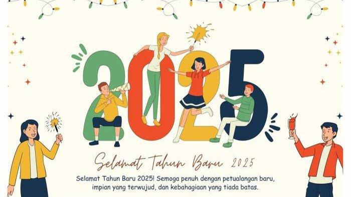 Kumpulan Kata-Kata Bijak Sambut Awal Tahun Baru 2025 Penuh Pesan - Tribunpontianak.co.id