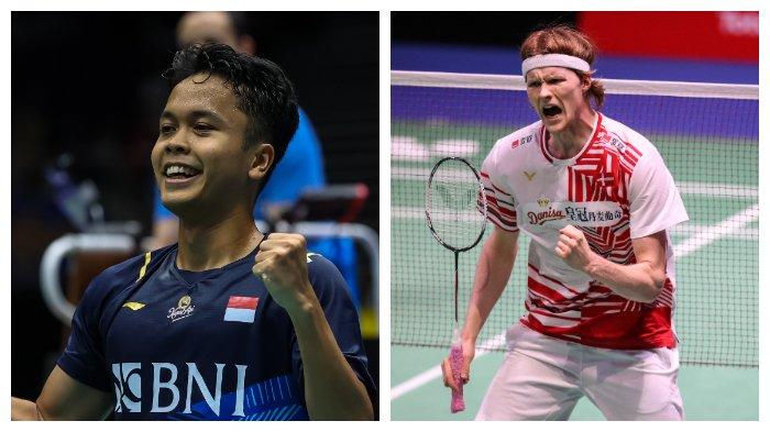 Jadwal Live Streaming Final Singapura Open 2023 Lengkap Partai Tunggal Putra Ginting vs Antonsen ...