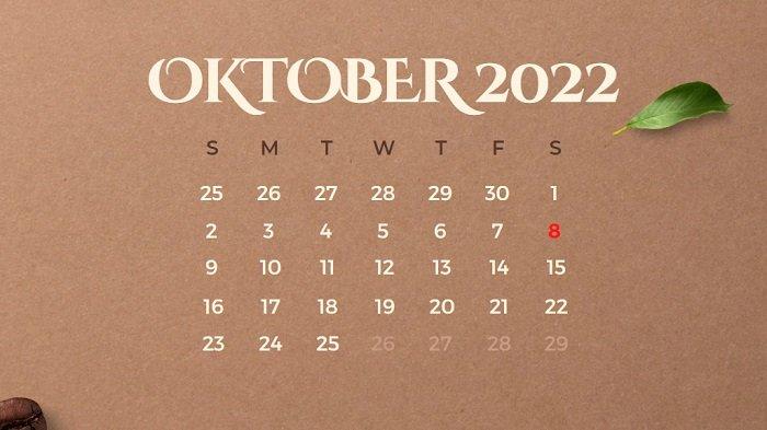 Tanggal Merah Bulan Oktober 2022 dan Hari Besar Nasional-Internasional ...
