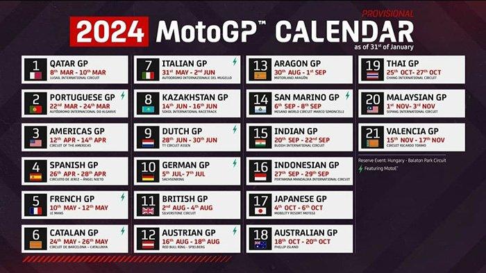 Resmi Berubah! Jadwal MotoGP Amerika 2024 di Jam Tayang Live Trans7 Terbaru Cek Disini ...