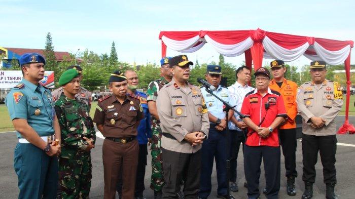 Wakapolda Kalbar Pimpin Apel Gelar Pasukan Operasi Bina Karuna Kapuas 2023 - Tribunpontianak.co.id